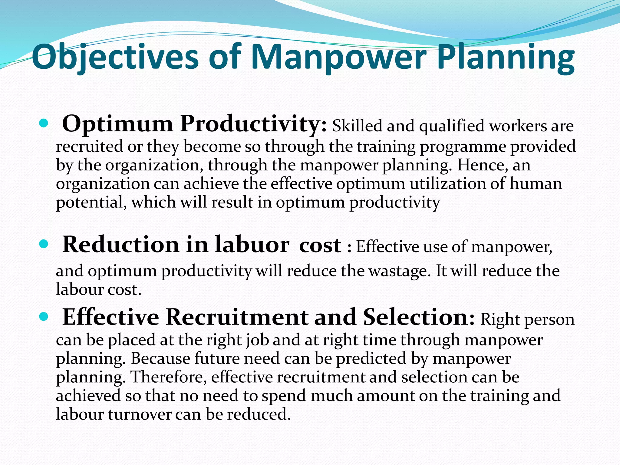 man power planning | PPT