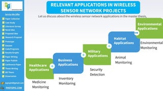 Wireless Sensor Network Projects for Master Thesis Students | PPT