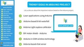 Arduino Project Ideas | PPTX