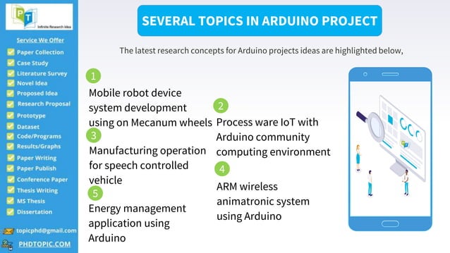Arduino Project Ideas | PPTX