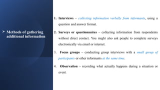 to determine Record Client Support Requirements | PPTX