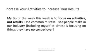 Increase Your Activity to Increase Your Results in MLM | PPTX ...