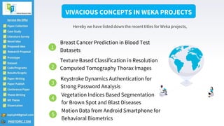 Weka Projects | PPTX