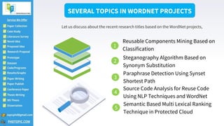 Wordnet Projects | PPT
