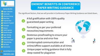 Conference Paper Writing Guidance | PPTX