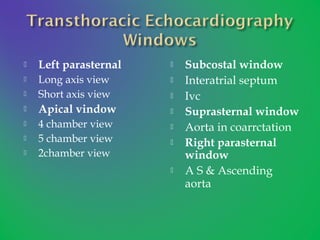 ECHOCARDIOGRAM | PPT