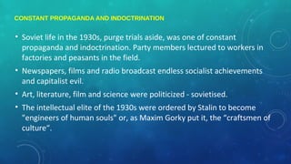 CAMBRIDGE A2 HISTORY: TOTALITARIANISM IN STALIN'S RUSSIA | PPT