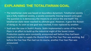 CAMBRIDGE A2 HISTORY: TOTALITARIANISM IN STALIN'S RUSSIA | PPT