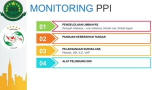 PPT ppi, tentang laporan triwulan ppi di rs | PPTX