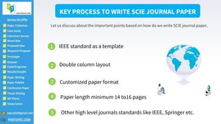 Scie Journal Paper Writing Guidance | PPT