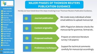 Thomson Reuters Journals Paper Publication Guidance | PPT