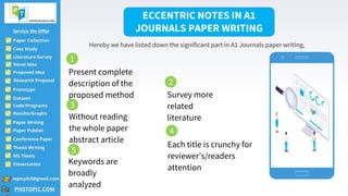 A1 Journals Paper Writing Guidance | PPT