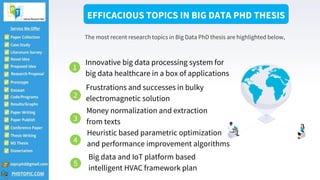 Big Data Phd Thesis Topics | PPTX | Technology & Computing