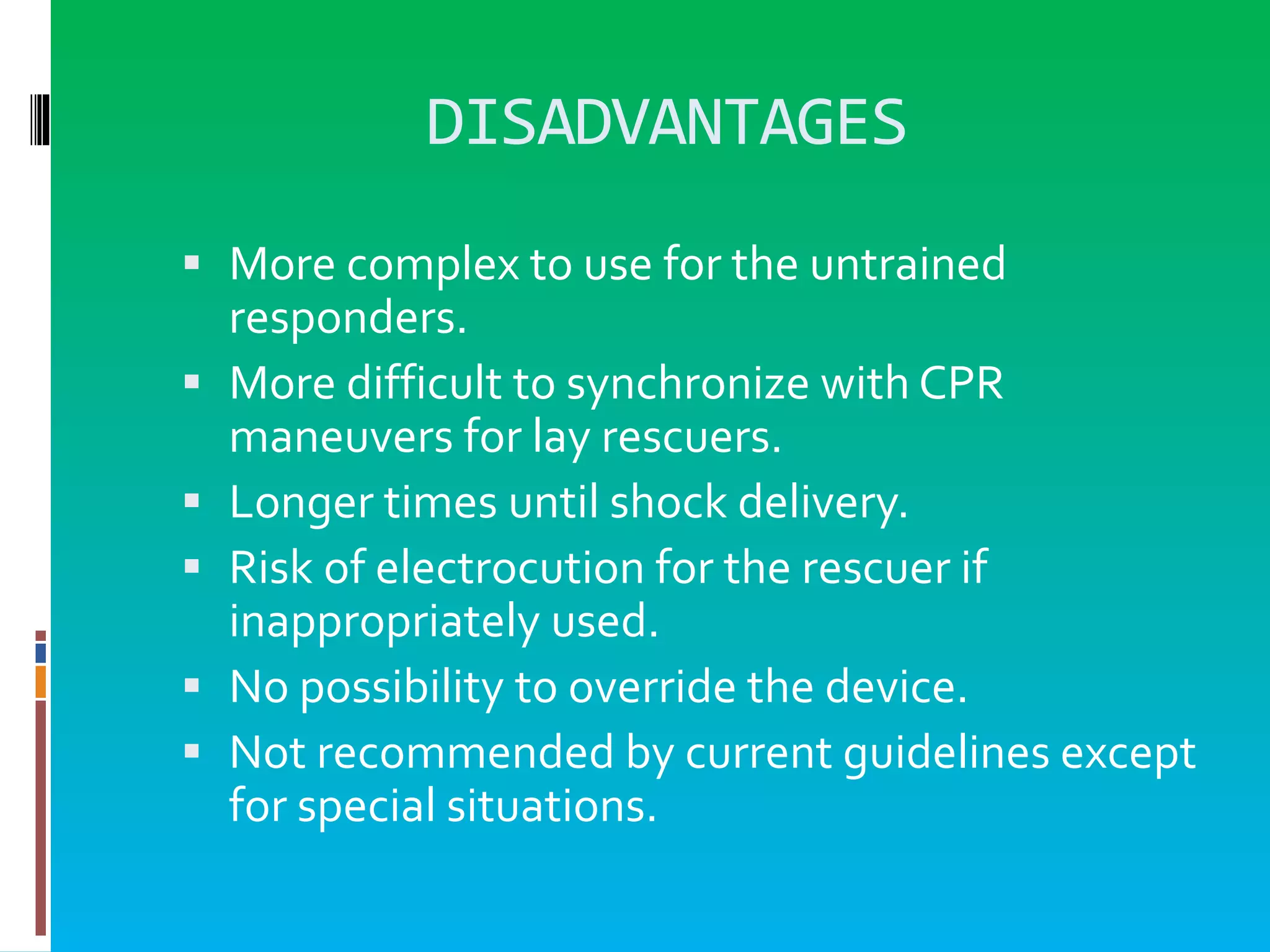 AUTOMATED EXTERNAL DEFIBRILLATOR | PPTX