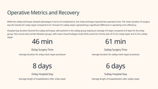 A comparative study of onlay versus sublay mesh repair in the surgical ...