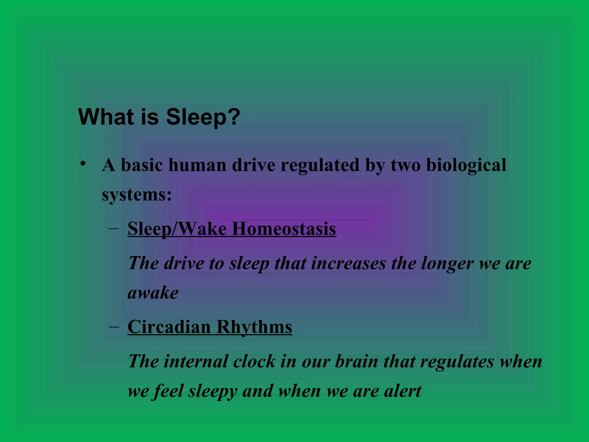 IMPORTANCE OF SLEEP | PPT