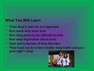 IMPORTANCE OF SLEEP | PPT