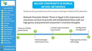 Network Simulator Master Thesis in Egypt | PPT