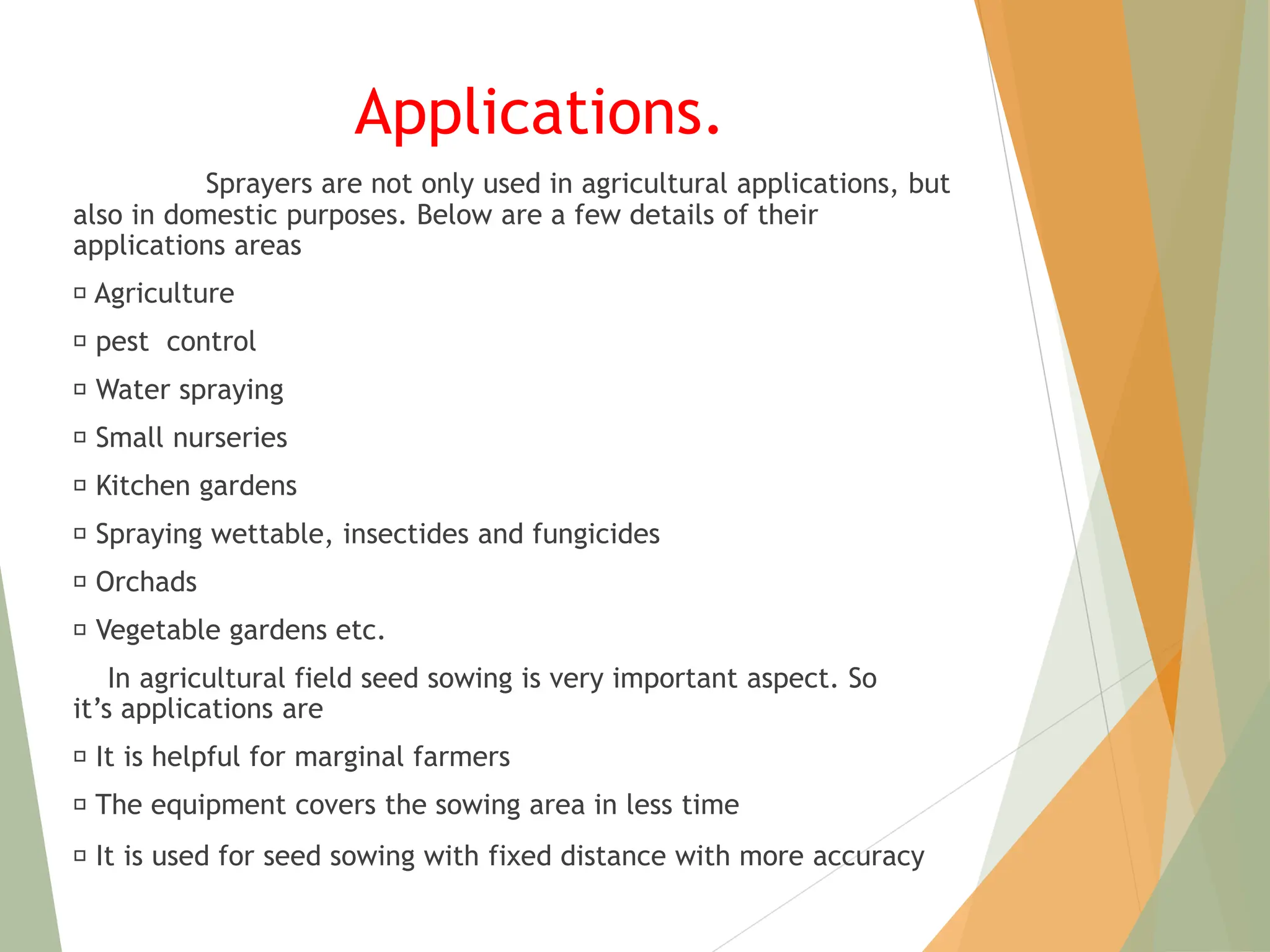 Pesticide spraying vehicles............. | PPTX