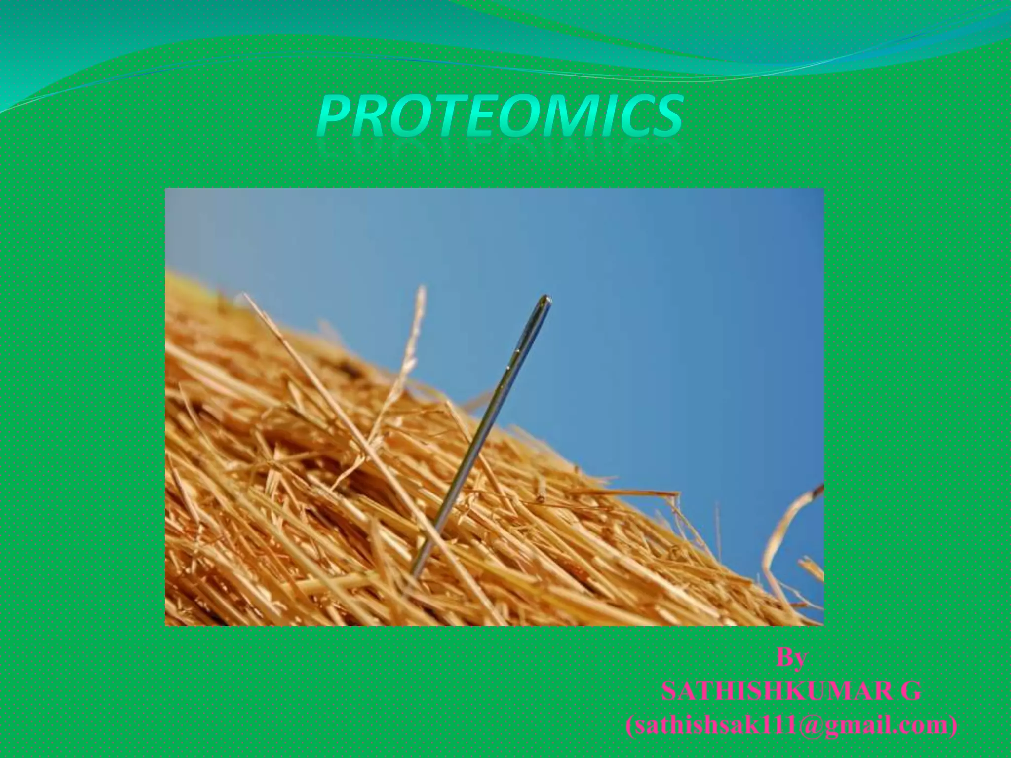 proteomics | PPTX