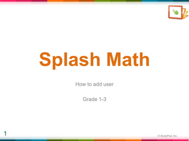 Splash Math - Add Player | PPT