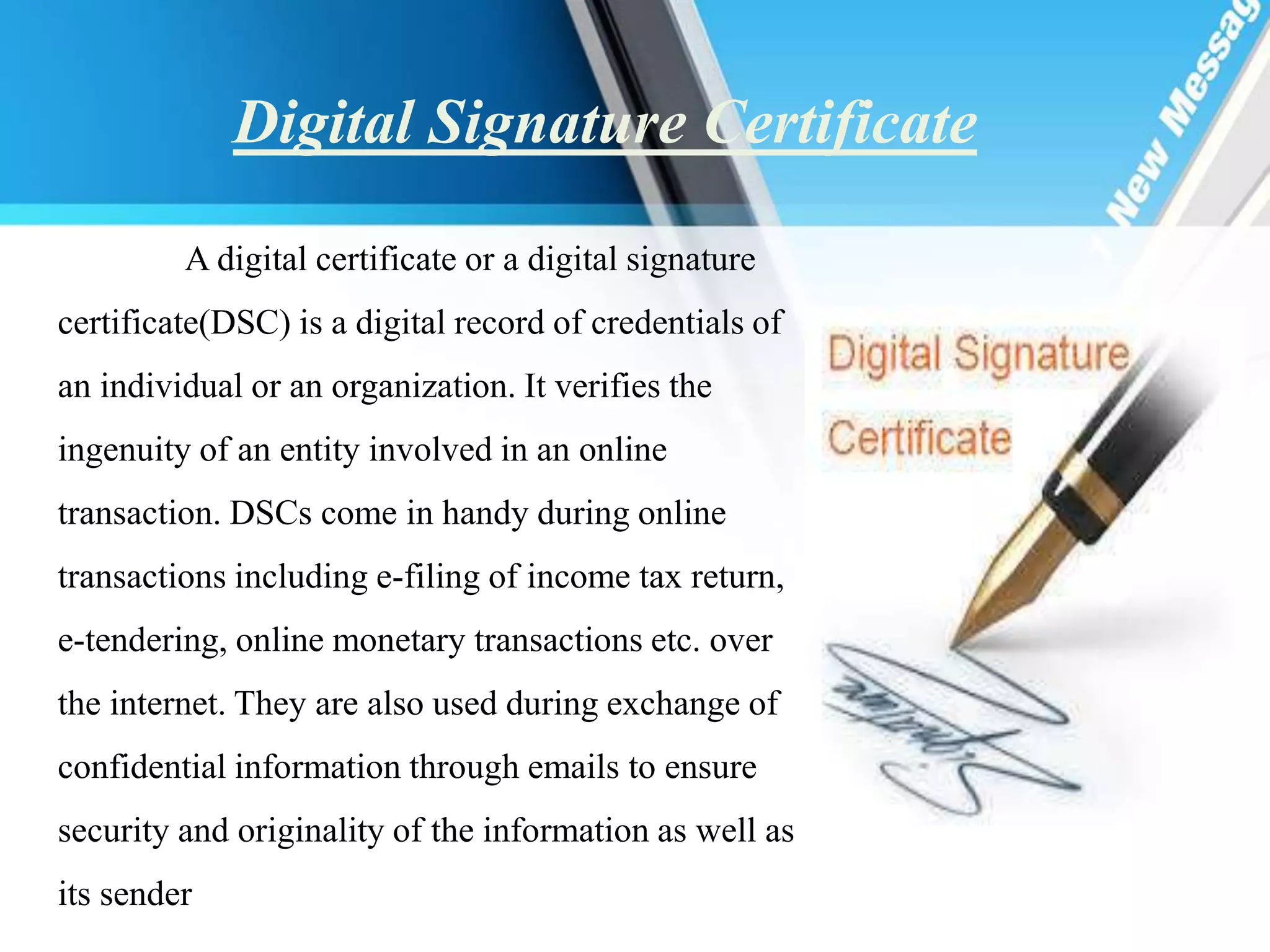 Creation & Verification of Digital Signature using Adobe Acrobat | PPTX