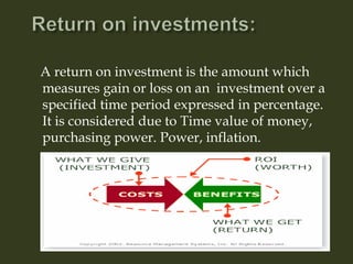 Return on Investments | PPTX