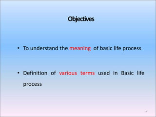basic life process | PPT