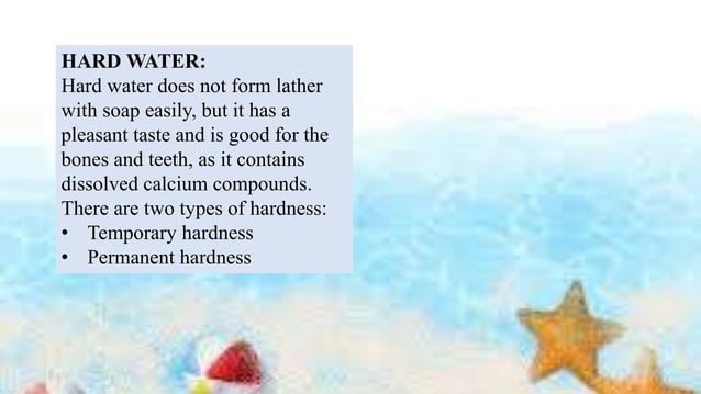 properties of water and types of water | PPT