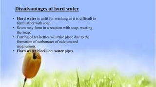 properties of water and types of water | PPT