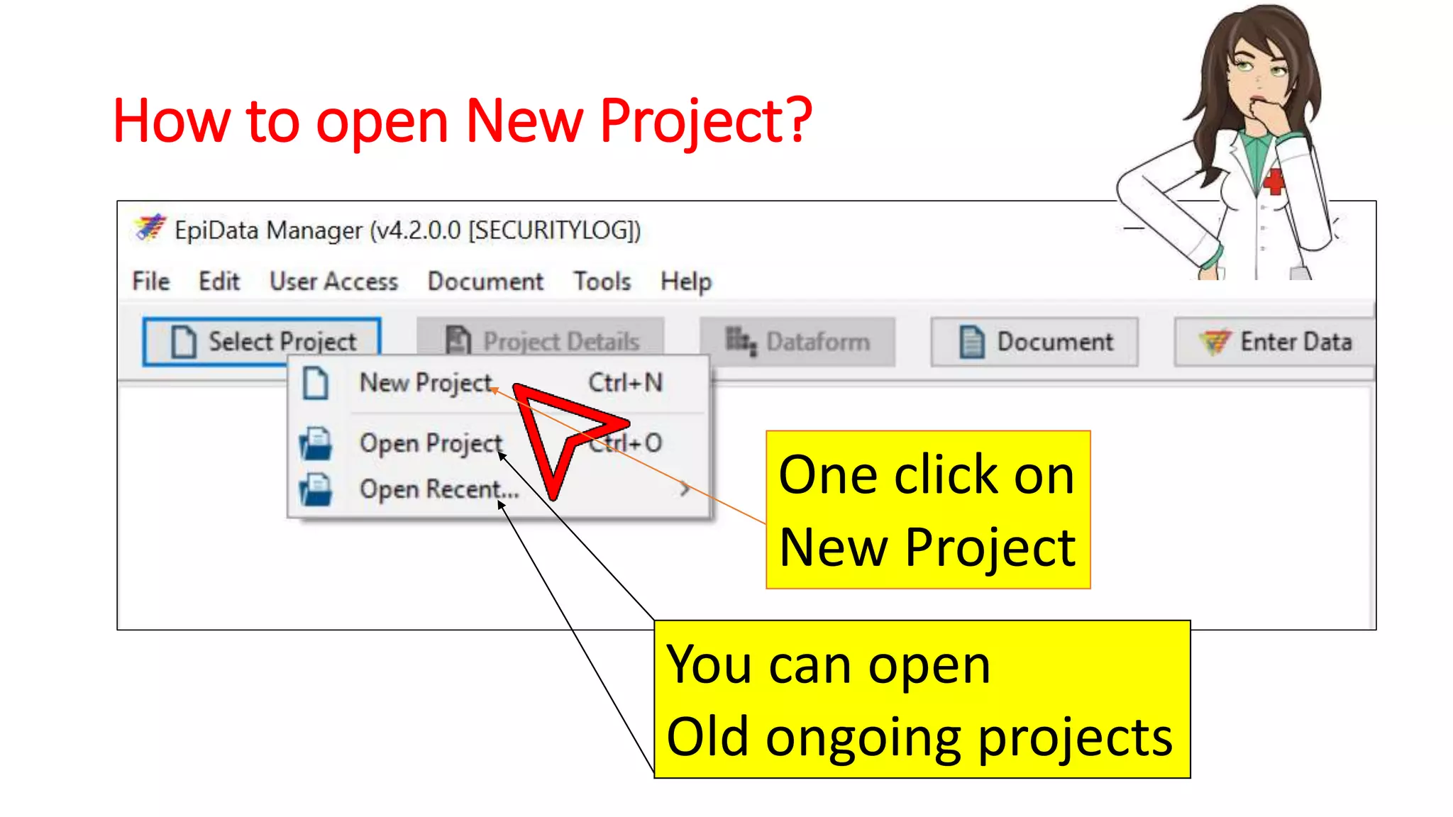 How to create a Dataform by using Epidata manager software | PPTX