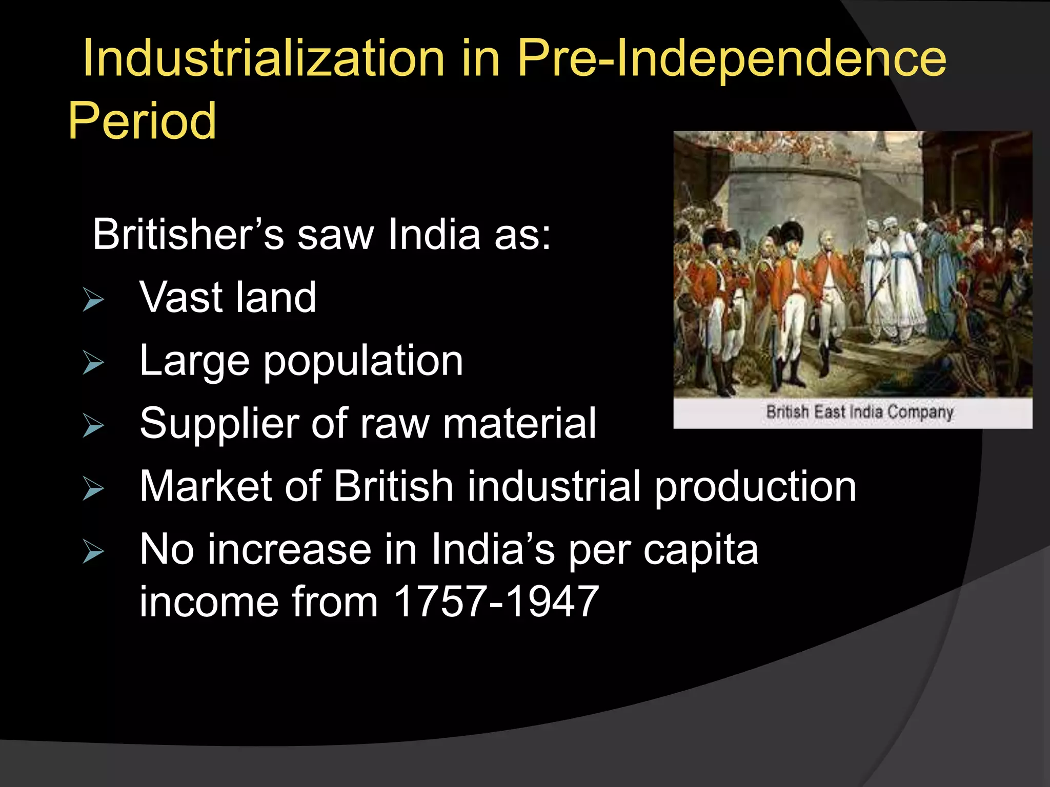 industrialisation in india | PPTX