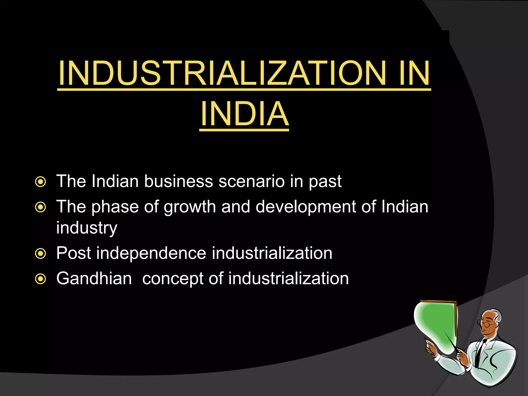 industrialisation in india | PPTX