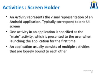 Introduction to Android, Architecture & Components | PPT