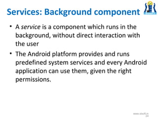 Introduction to Android, Architecture & Components | PPT