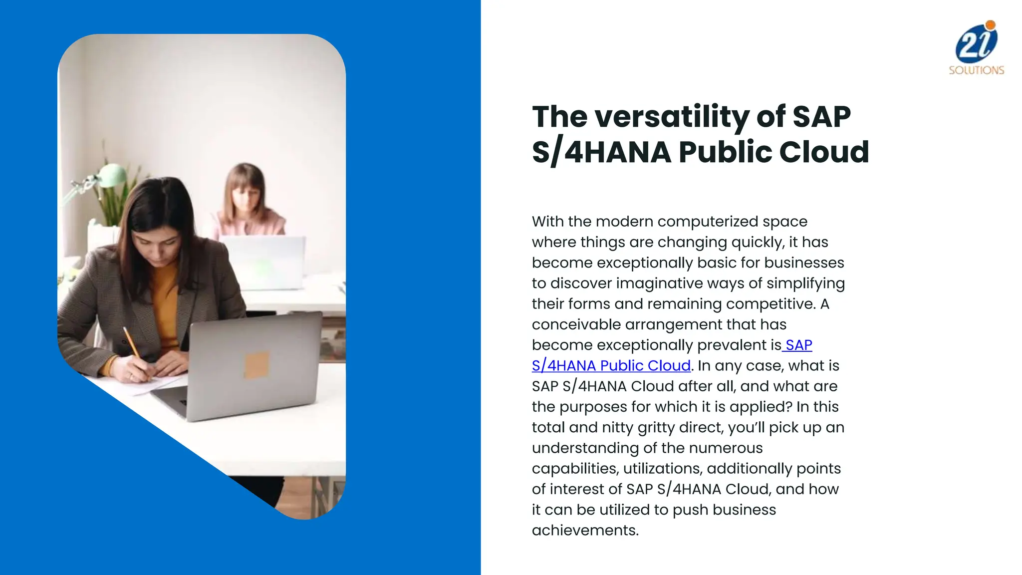 SAP S/4HANA Public Cloud Uses For Growth | PPTX