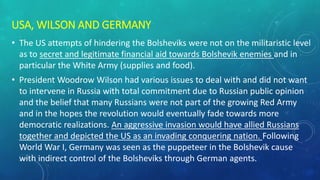 CAMBRIDGE A2 HISTORY: THE ORIGINS OF THE COLD WAR AFTER 1917 AND BEFORE ...
