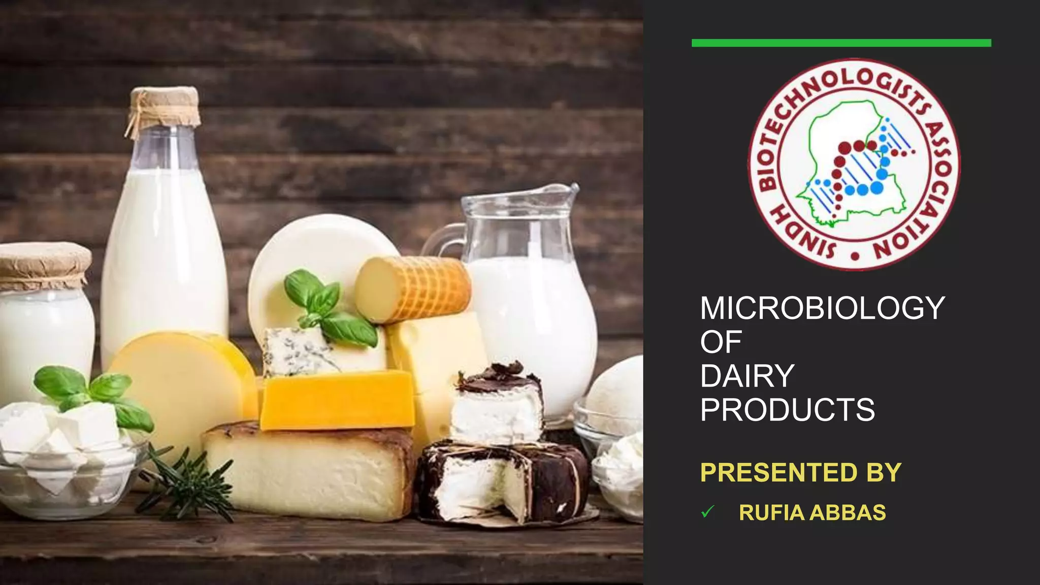 Microbiology of Dairy Products | PPTX