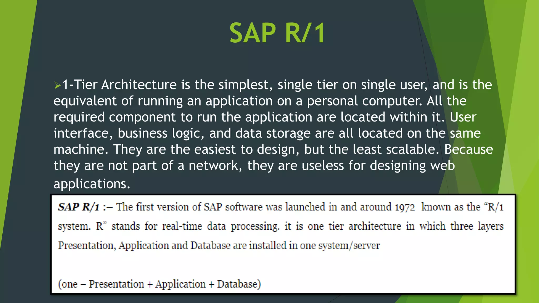 SAP Overview and Architecture | PPTX