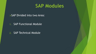 SAP Overview and Architecture | PPTX