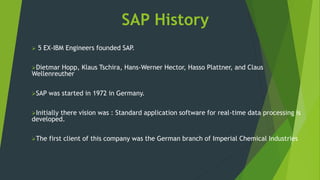 SAP Overview and Architecture | PPTX