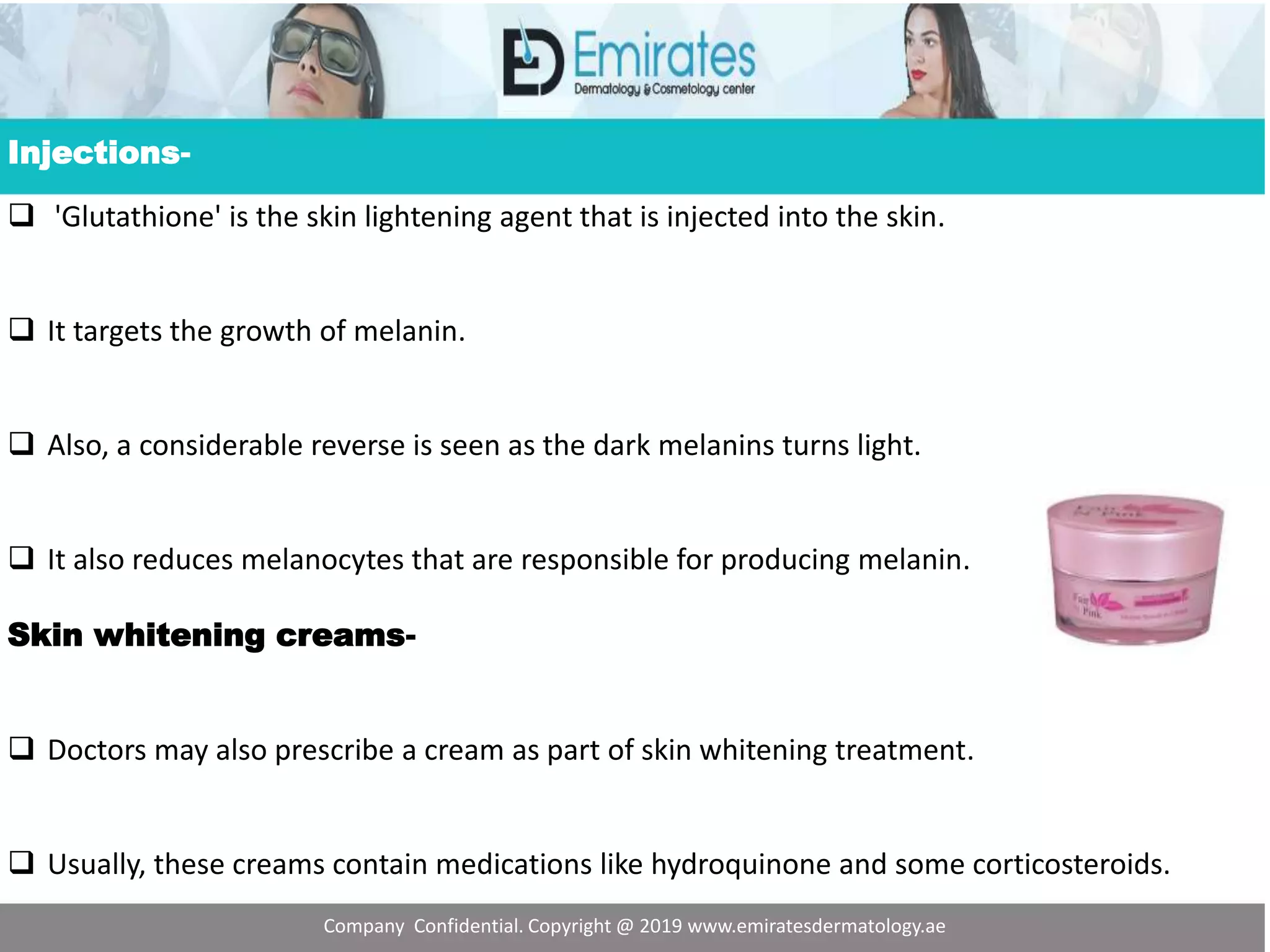 Skin whitening treatment | PPTX