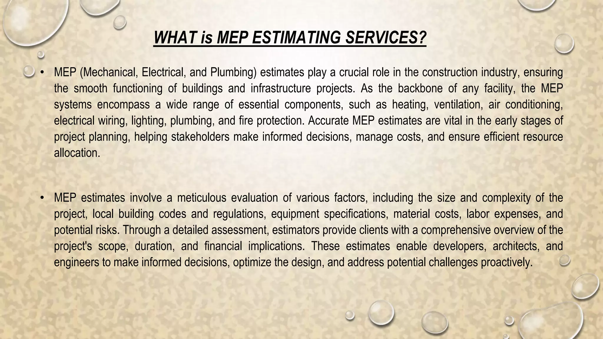 PPT 2, SMA MEP Estimate.pptx