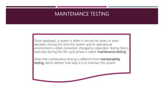 Ppt 2 testing throughout the software life cycle | PPT