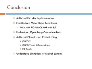 Lab - 3 - DC Motor Control | PPT