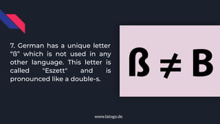 10 Interesting Aspects of the German Language | PDF