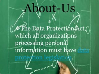 data protection training | PPTX