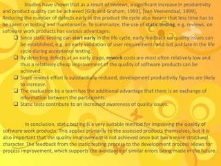 Chapter Three Static Techniques | PPTX