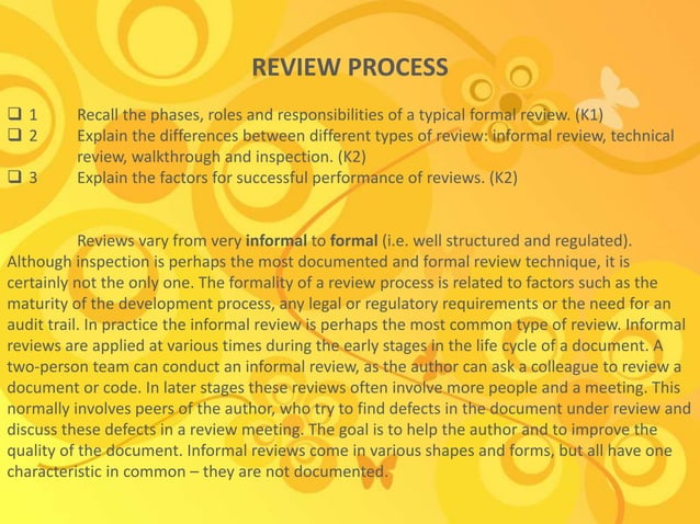 Chapter Three Static Techniques | PPTX