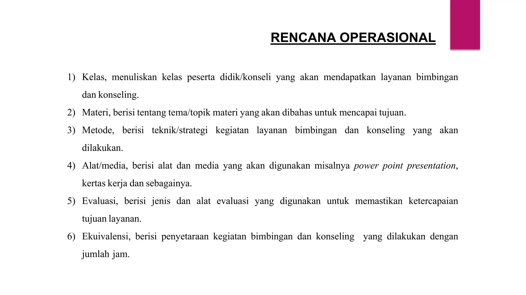 PROSEDUR PENYUSUNAN PROGRAM BK KOMPREHENSIF | PPTX